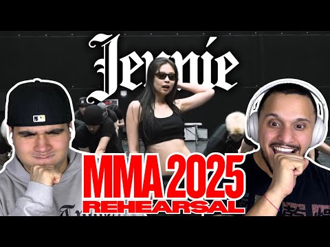 DANCERS REACT TO JENNIE - 2025 MMA Performance Rehearsal