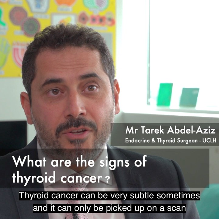 What are the signs of thyroid cancer? Mr Tarek Abdel-Aziz explains #shorts #thyroidcancer - YouTube