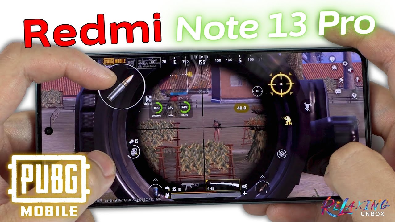 Redmi Note 13 Pro PUBG Mobile Gaming Review | FPS & Battery Drain test ...