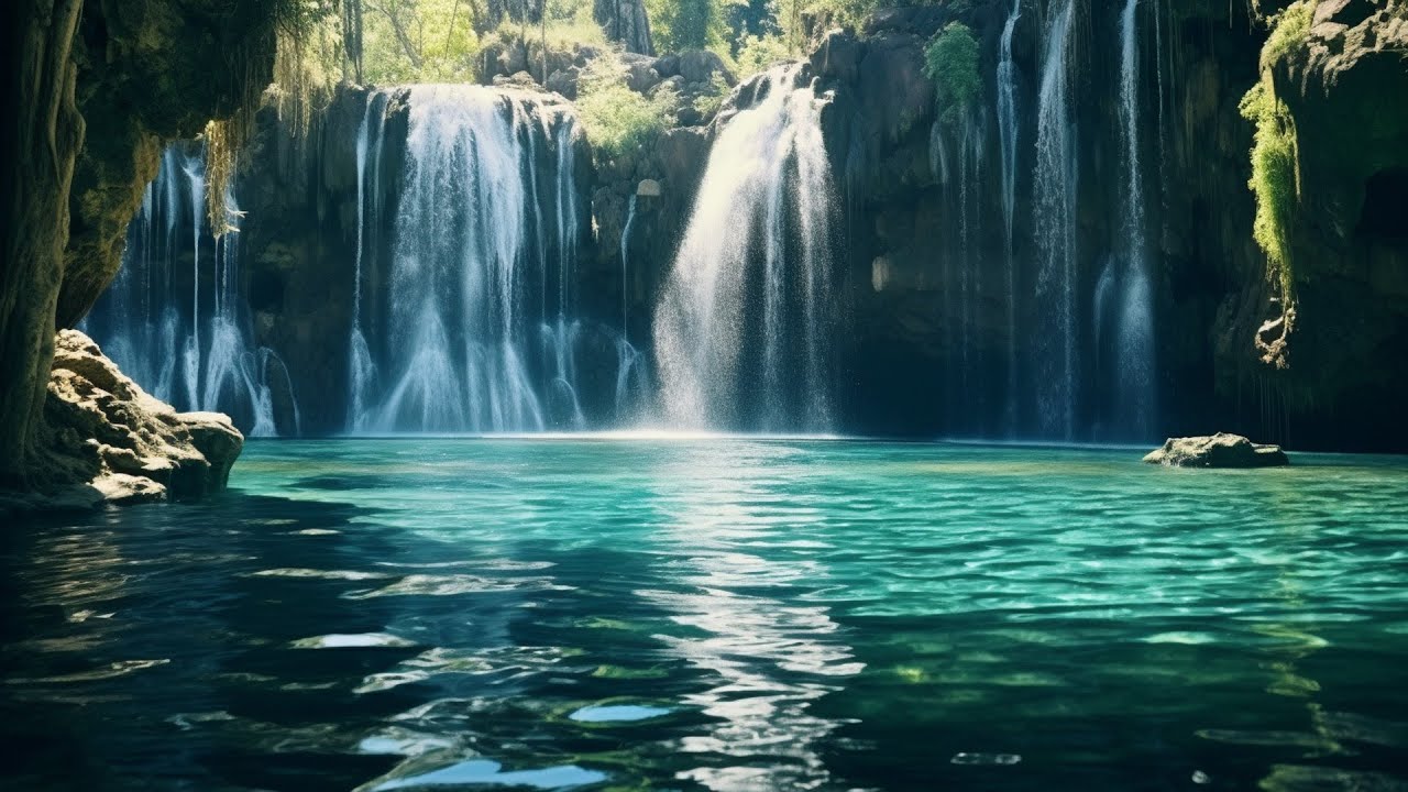 Native American Flute & Soothing Stream Sounds | Find Solace Amidst The ...