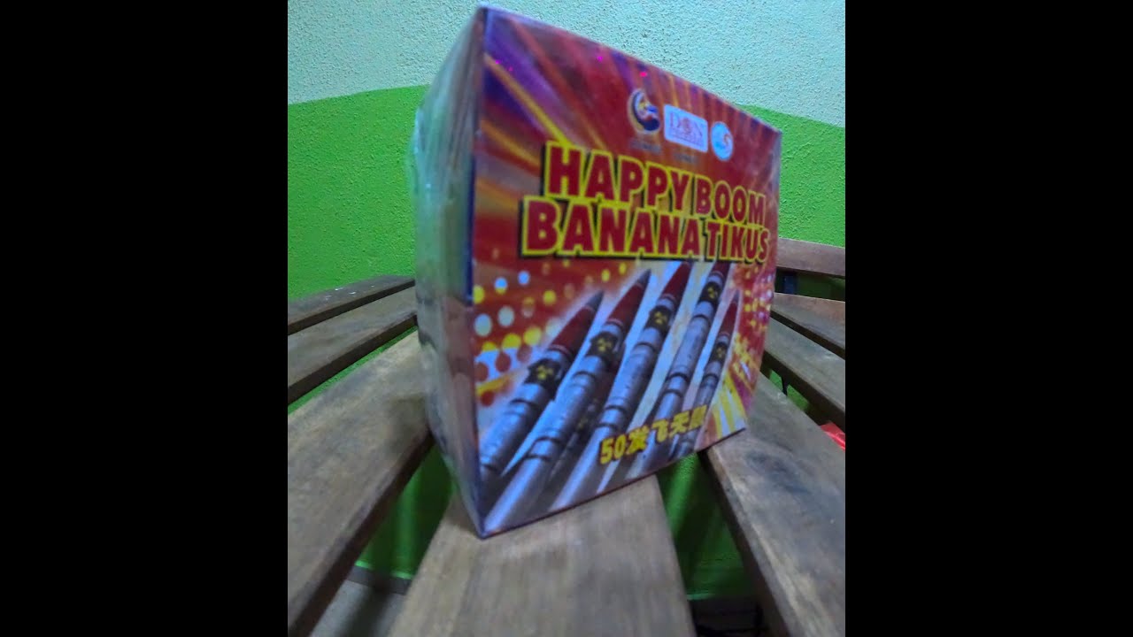 MERCUN HAPPY BOOM BANANA TIKUS 50SHOTS PER BOX 👍🏻👍🏻👍🏻👍🏻 - YouTube