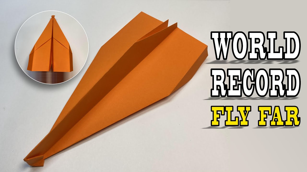 How to fold a record-breaking paper plane? Avenger复仇者纸飞机With detailed ...