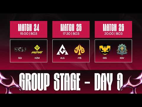 CFS PH IMPACT 2026 SUMMER [DAY 9] - SGJ vs HZM, ALG vs JYB, EKS vs XGV