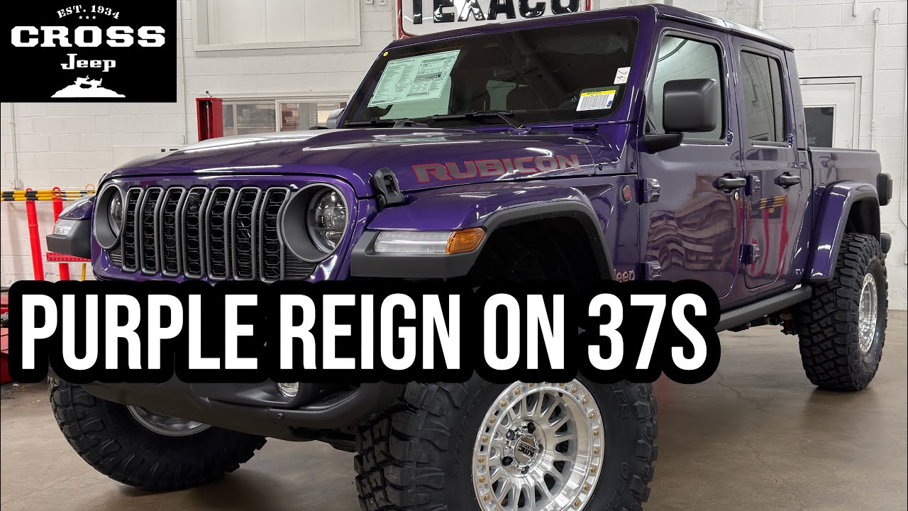 PURPLE REIGN 👑 | 2026 Jeep Gladiator on 37s Is a Showstopper | AEV Lift ...