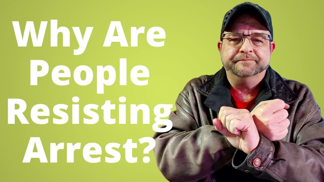 Stop Resisting Arrest! - YouTube