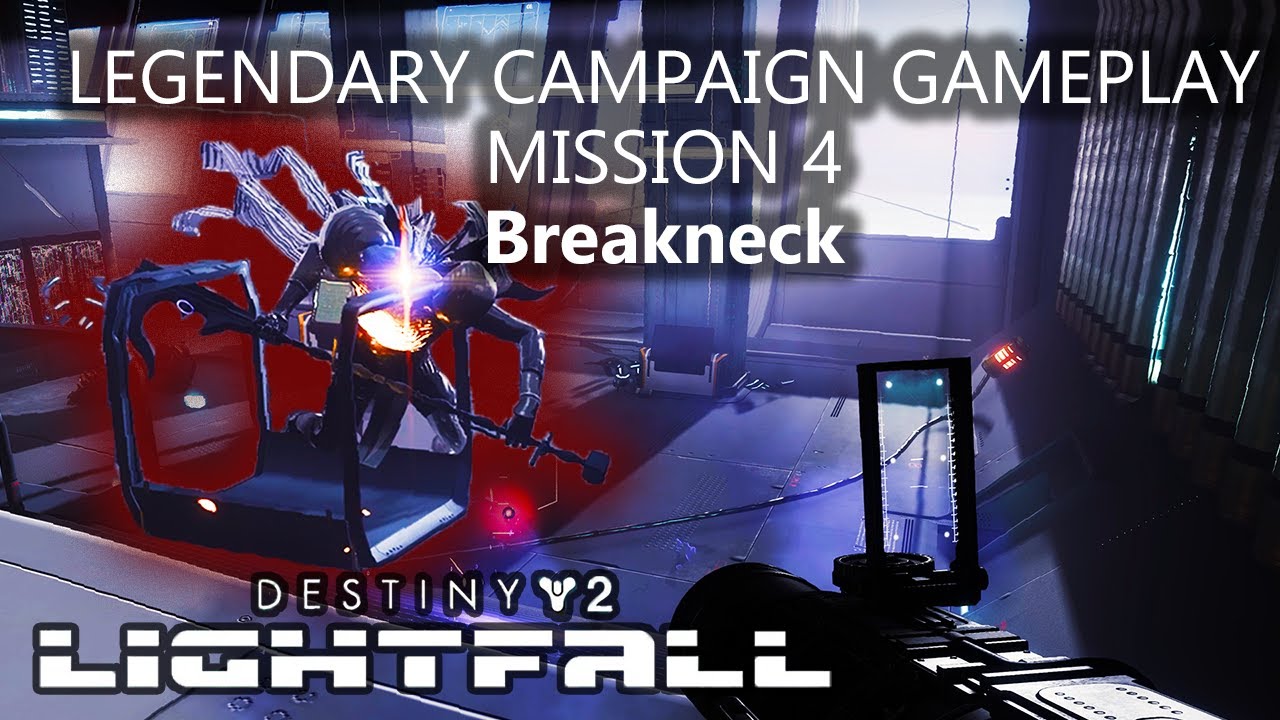 Destiny 2 Lightfall Campaign Gameplay Walkthrough - Mission 4 Breakneck ...