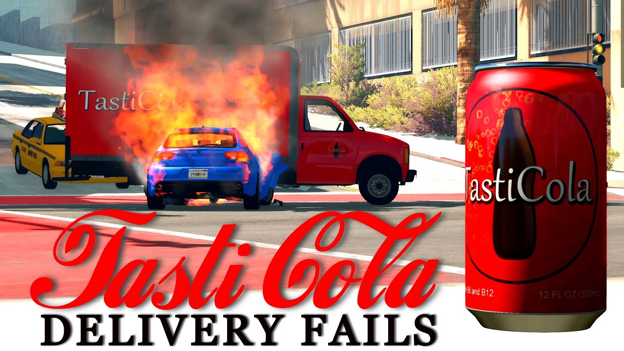 Tasti Cola Delivery Fails 4 | BeamNG.drive - YouTube