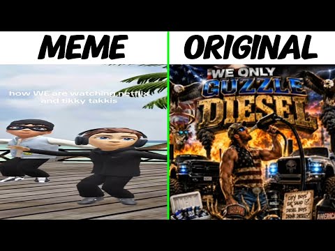 Watching Netflix And Tikky Takkis Meme vs Original | Tikky Takkis Original Sound
