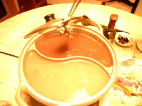 Yin-Yang Chinese Hot Pot Soup - YouTube