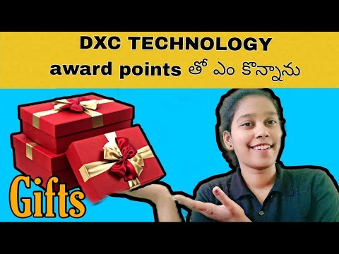 DXC Technology award points తో ఎం కొన్నాను || Redeem Award points in dxc technology - YouTube