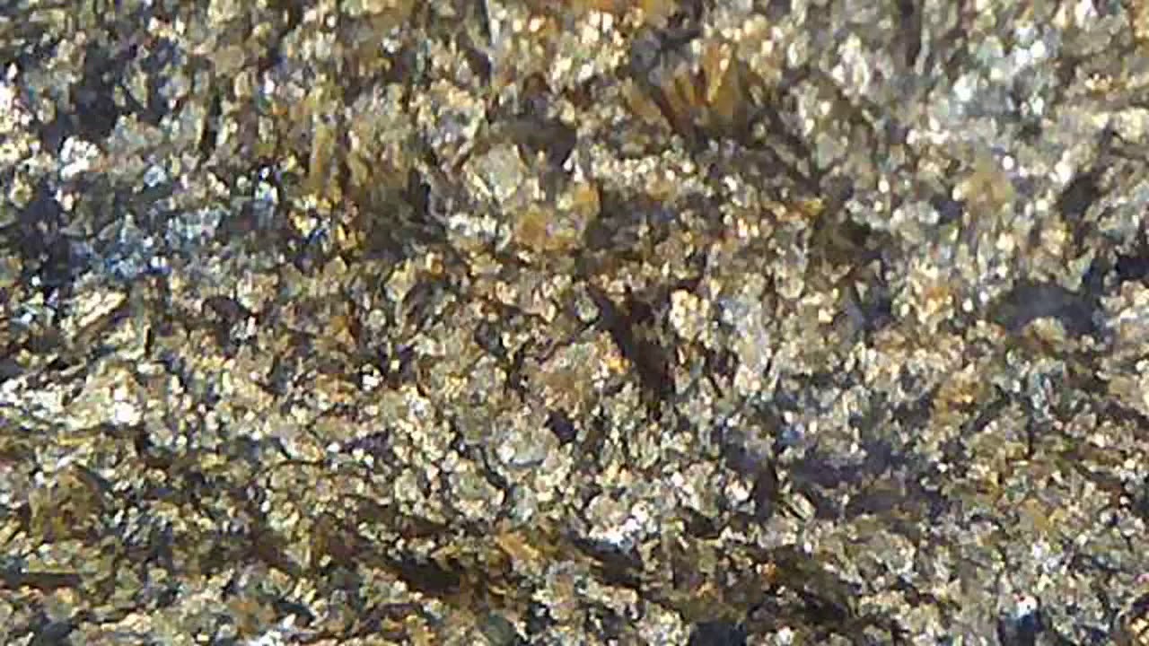 Gold,platinum,silver ore ( close up with microscope ) - YouTube
