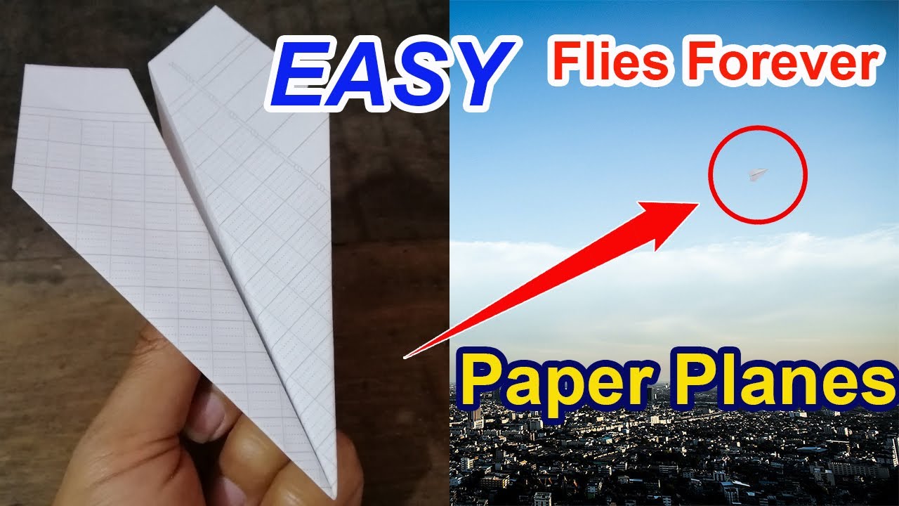 How To Make Paper Airplane Easy that Fly Far - Notebook plane easy ...