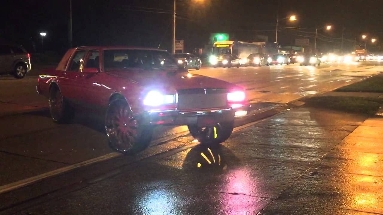 Outrageous Pink Caprice LS on 30" Asanti's - YouTube