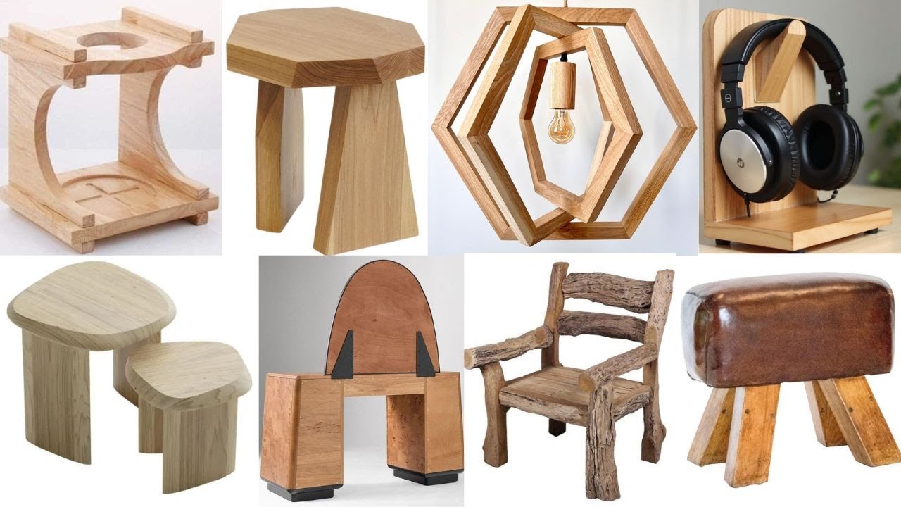 Easy and stylish small wooden crafts project ideas for modern home ...
