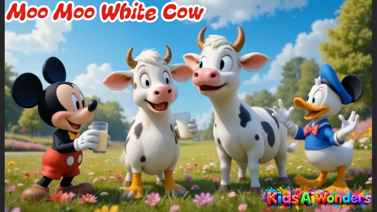🎵 MOO MOO WHITE COW🐄🐭🦆 | "How Do You Do?" Sing-Along ft. Mickey ...