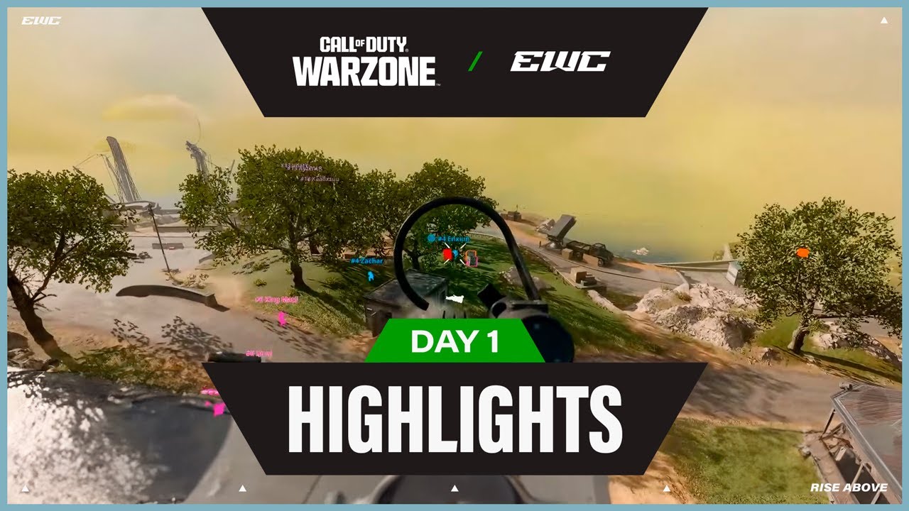 COD Warzone at EWC 25 - HIGHLIGHTS | Day 1 - GROUP STAGE - YouTube