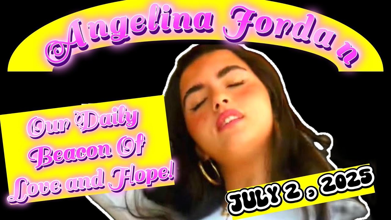 GEM DISCOVERED !! 7-2-25 Angelina Jordan Our Daily Beacon of Love and ...