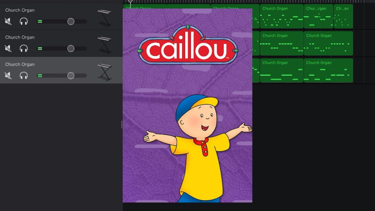 Caillou Opening Theme (Organ Cover) - YouTube