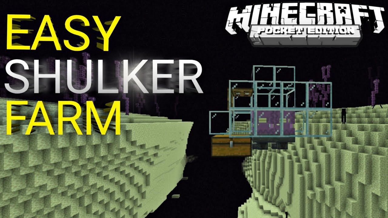 Minecraft Easy Shulker Farm Tutorial 1.20+| Shulker Farm in MCPE - YouTube