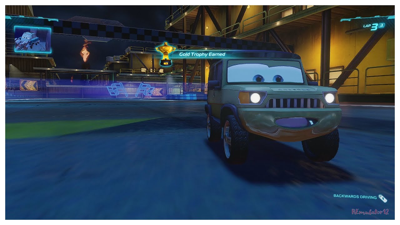 Cars 2 The Video Game | Miles Axlerod - Survival Mode | Oil Rig Run ...