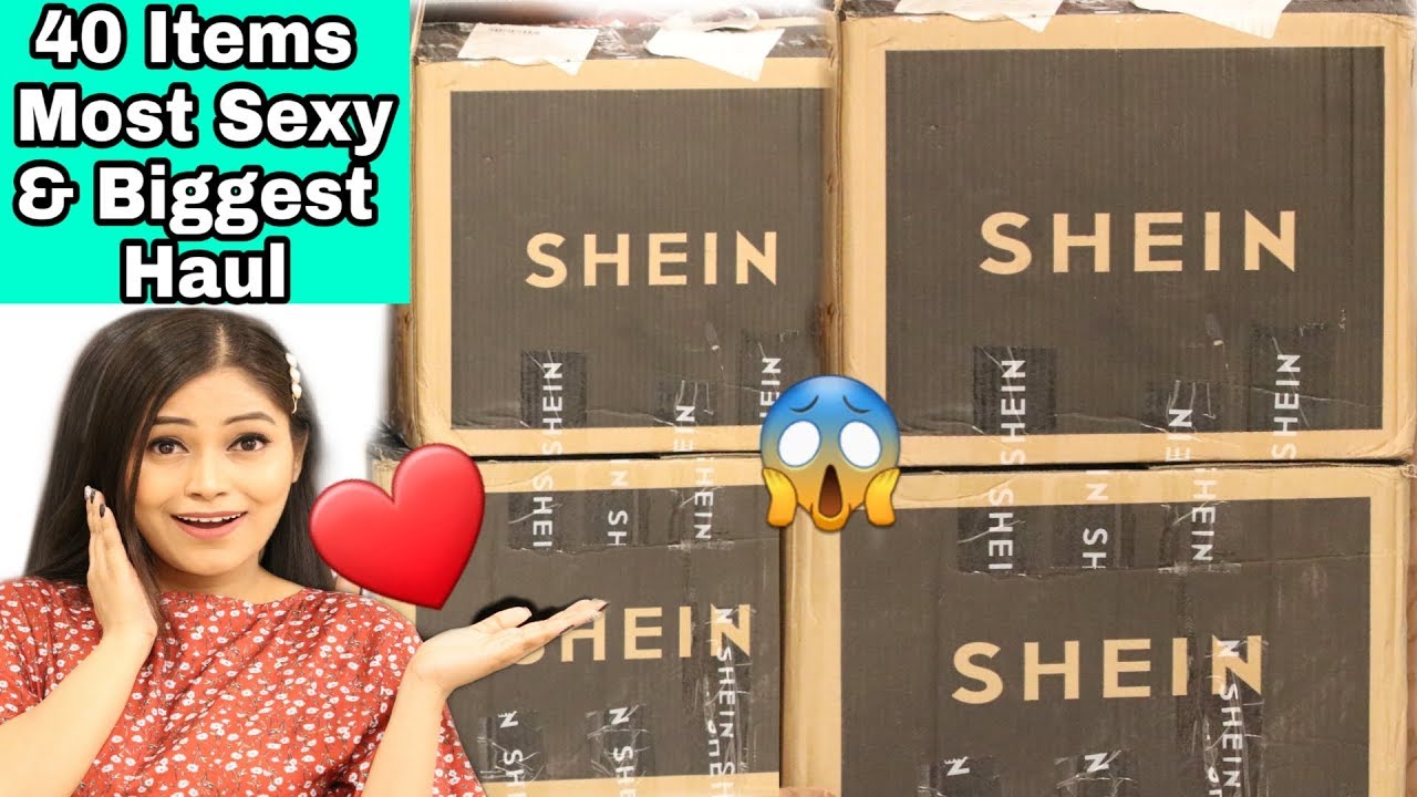 40 Items from Shein Most Sexy & BIGGEST Shein Haul Ever😱Every Girl ...