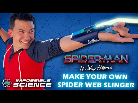 How To Make a Spider Web Slinger! | Spider-Man: No Way Home Science Tutorial | Impossible Science