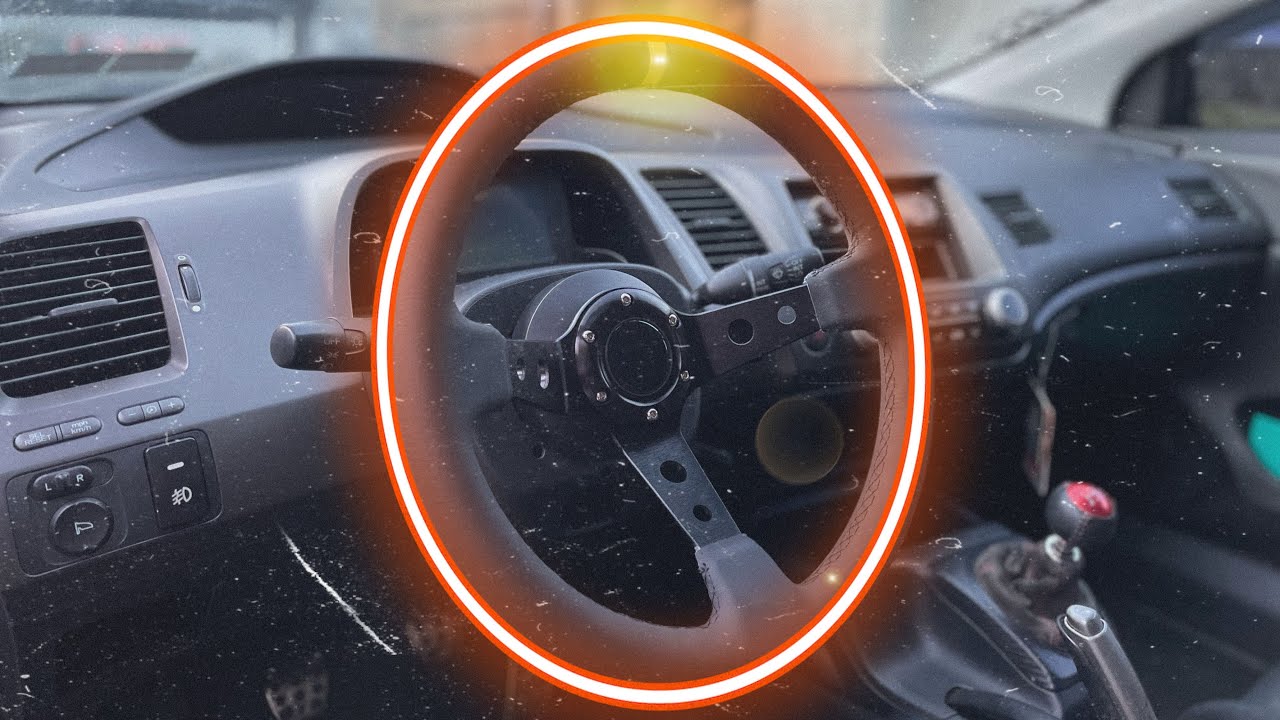 8th Gen Si Steering Wheel Mod | CARVLOGS #10 - YouTube