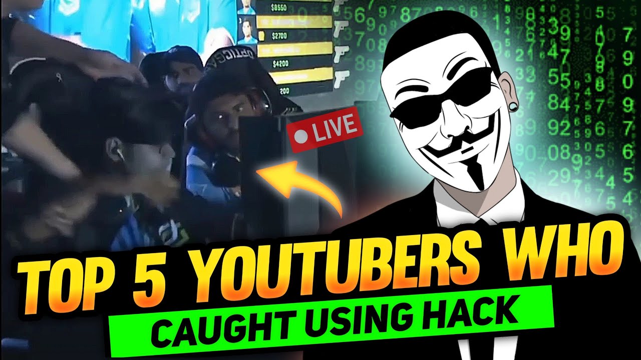 TOP 5 YOUTUBERS WHO CAUGHT USING HACK 😱🔥 - Garena Free fire - YouTube
