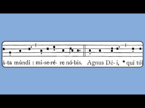 Agnus Dei XVIII Weekdays in Advent & Lent , Gregorian Chant - YouTube