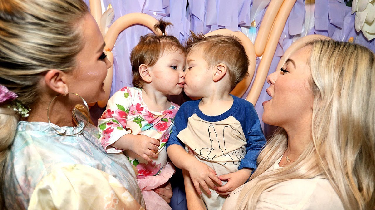 BABY'S FIRST KISS! - YouTube