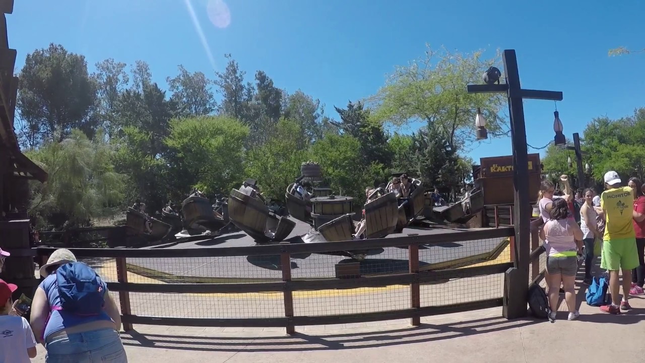 24 Crazy Barrels Port Aventura World Off-Ride Footage 60fps - YouTube