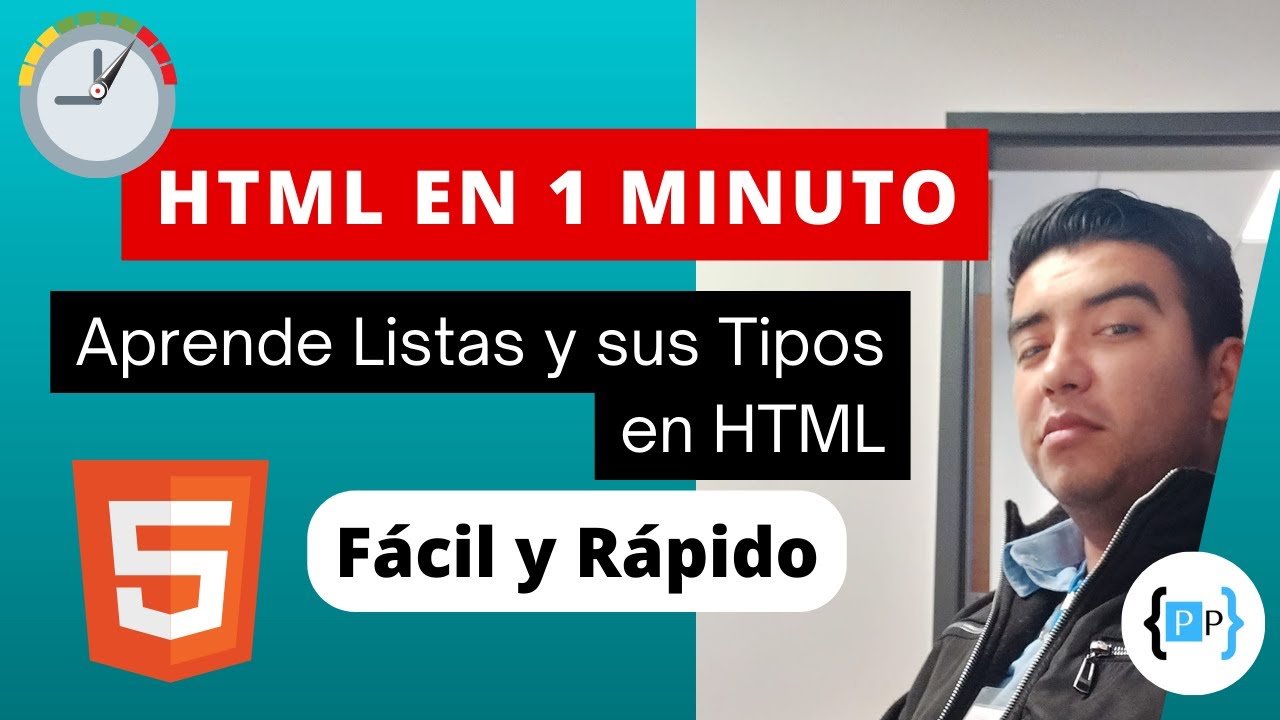 Listas en HTML: Todo lo que Necesitas Saber en 1 Minuto - YouTube