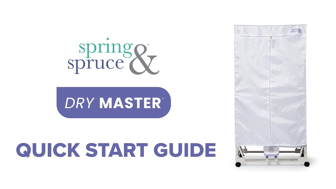 Spring & Spruce Dry Master System – Controlled Heated Airer Quick Start ...