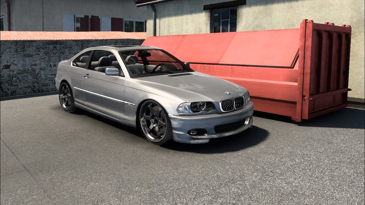 BMW E46 330ci Volk Racing TE37 Version-Euro Truck Simulator 2 - YouTube