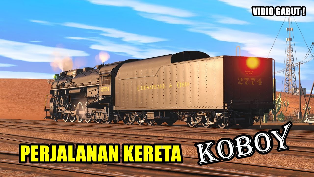 PERJALANAN KERETA KOBOY KE MEXICO || TRAINZ SIMULATOR INDONESIA - YouTube