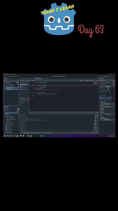 using raycast to make enemy go back and forth object in godot - Today I Learn 63 - YouTube