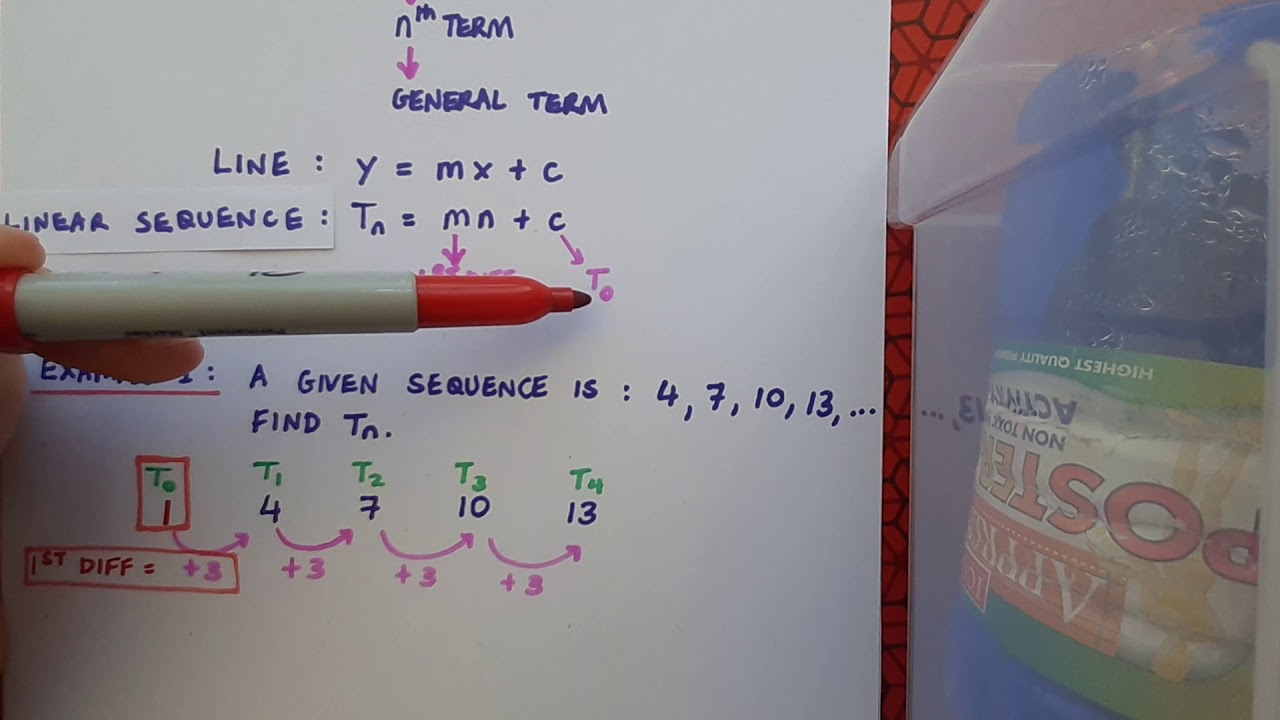 Sequences - Finding Tn for Linear Sequence - YouTube