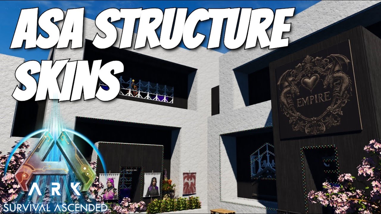 ASA STRUCTURE SKINS - Base Makeover - YouTube