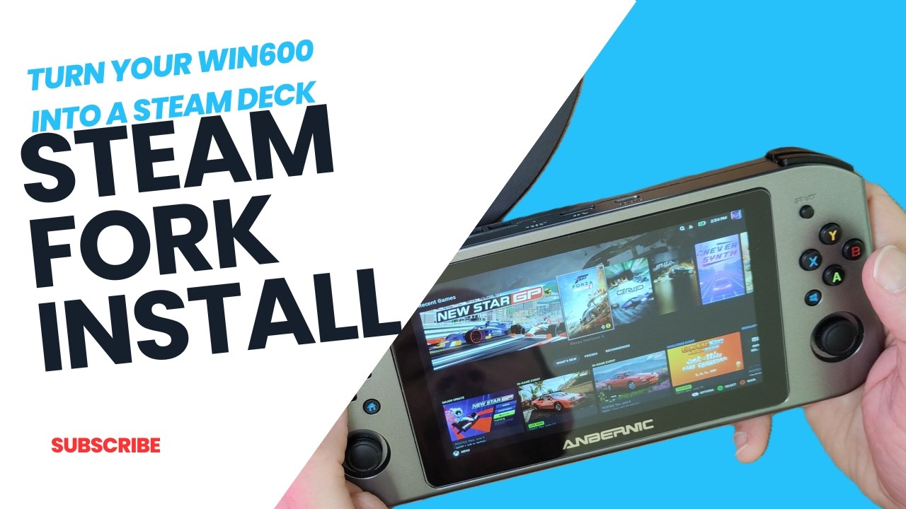SteamFork on Anbernic Win 600 - YouTube