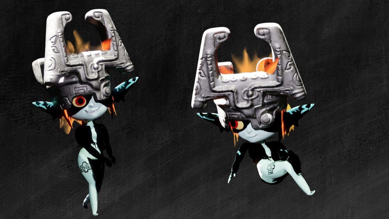 Midna 3D model from Zelda Twilight Princess - YouTube