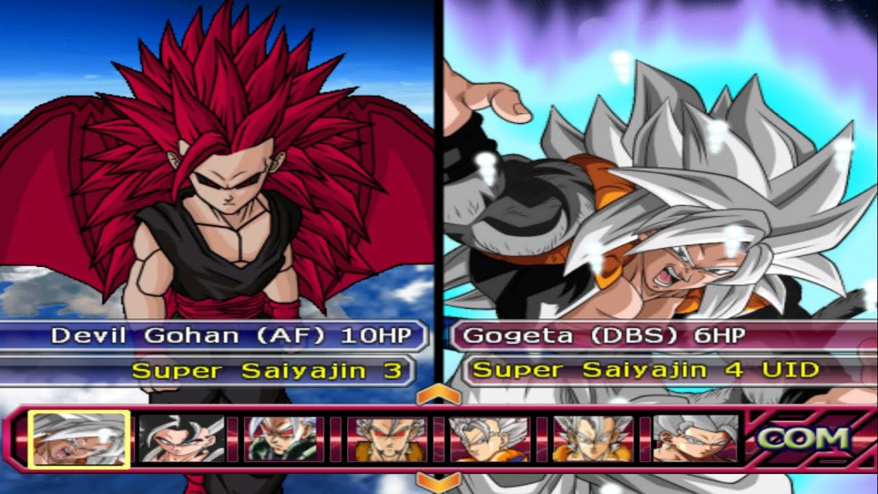 DEVIL GOHAN SSJ 9 DIOS MALIGNO VS DRAGON BALL AF / DRAGON BALL BUDOKAI ...