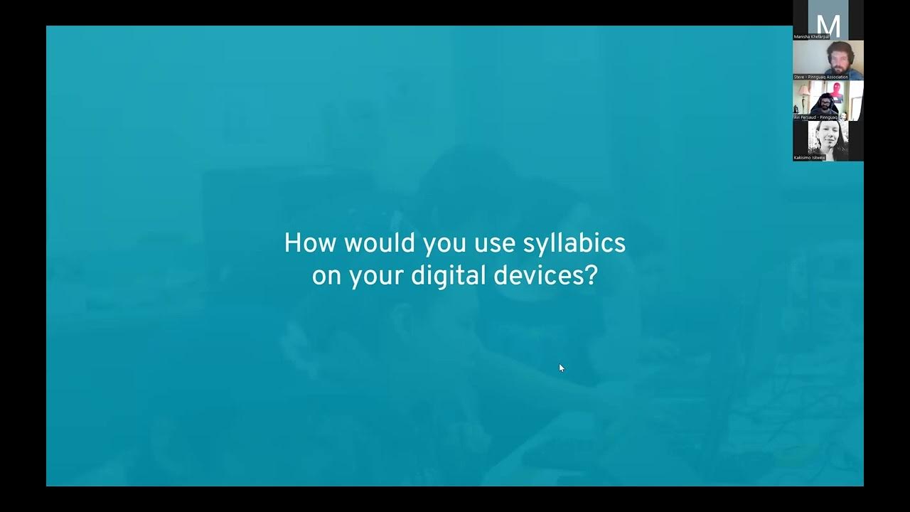 Fonts and Keyboards in Cree syllabics - YouTube