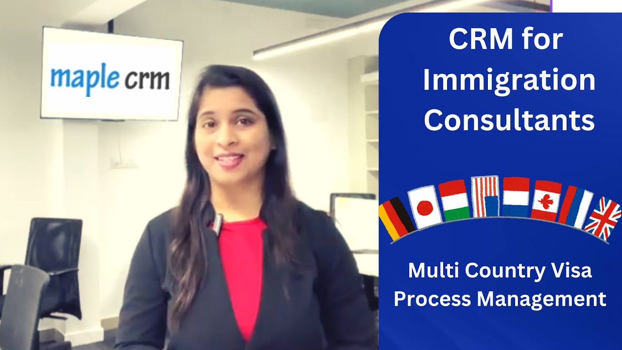 Immigration CRM for all countries Visa process management - YouTube
