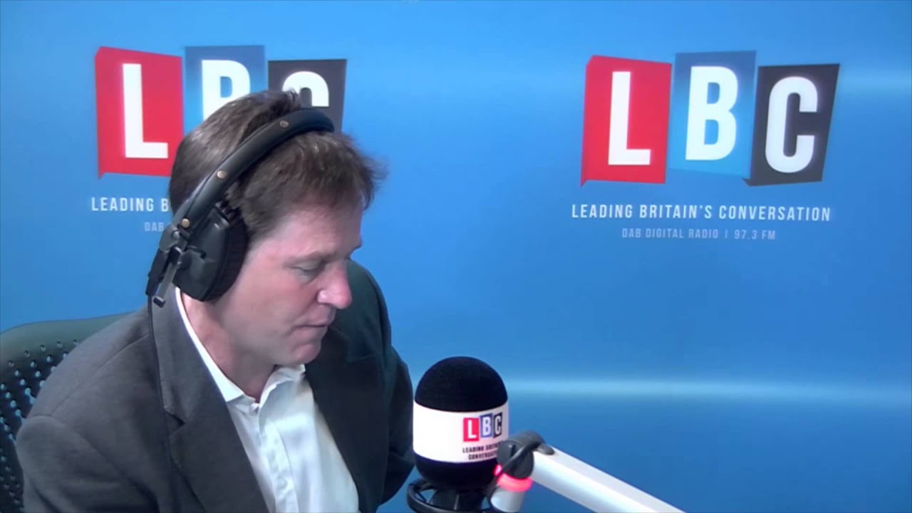 Jamie Oliver Challenges Nick Clegg On LBC - YouTube