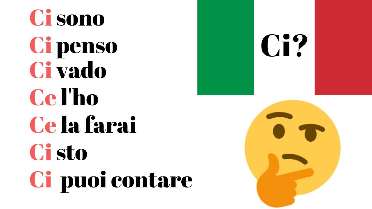 The Hardest Thing In Italian Ci With Explanations YouTube the-hardest-thing-in-italian-ci-with-explanations-youtube