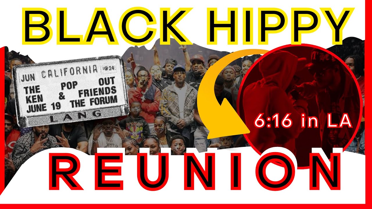 Kendrick Lamar & Black Hippy Reunites on Stage @ The Pop Out | Performs ...