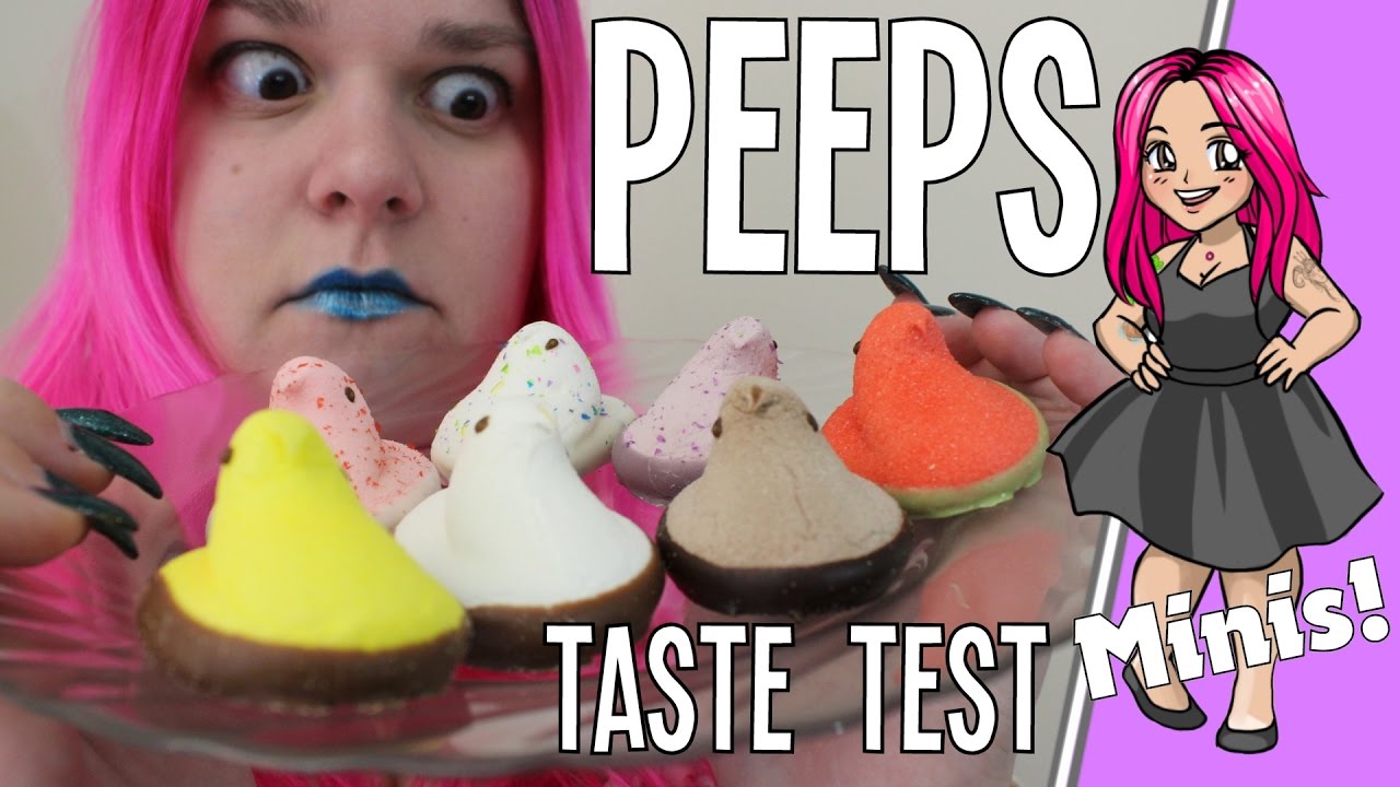 HANGING WITH MY PEEPS: Deluxe Peep Taste Test | Elyse Explosion - YouTube