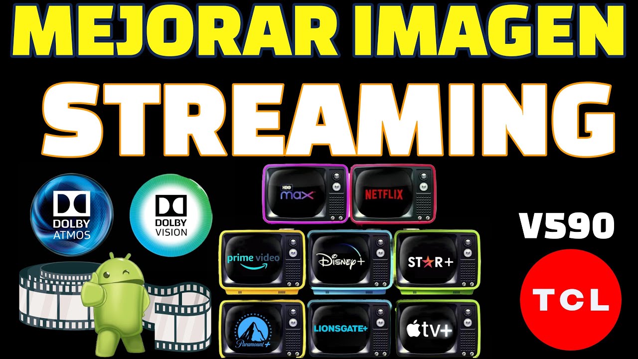Mejorar imagen configurar TV para plataformas de streaming TCL Google ...