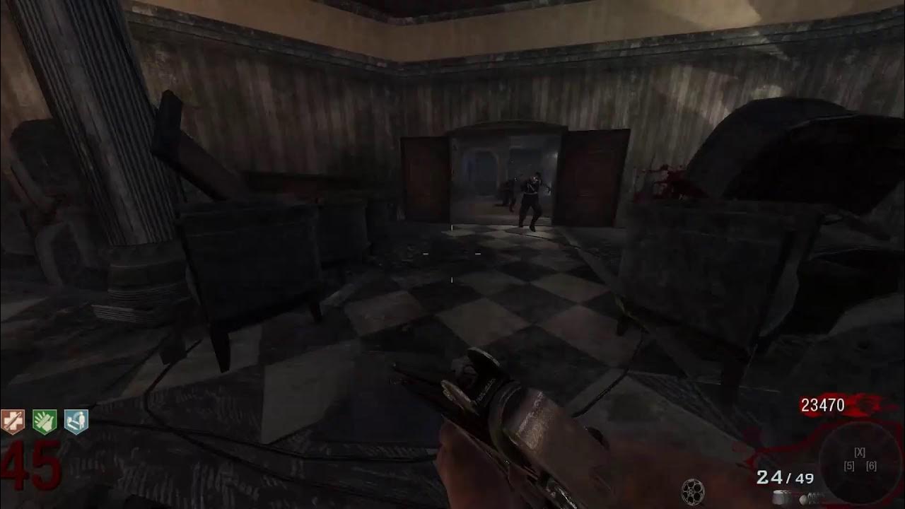 Kino Der Toten Round 100 attempt on bo1 zombies :) - YouTube