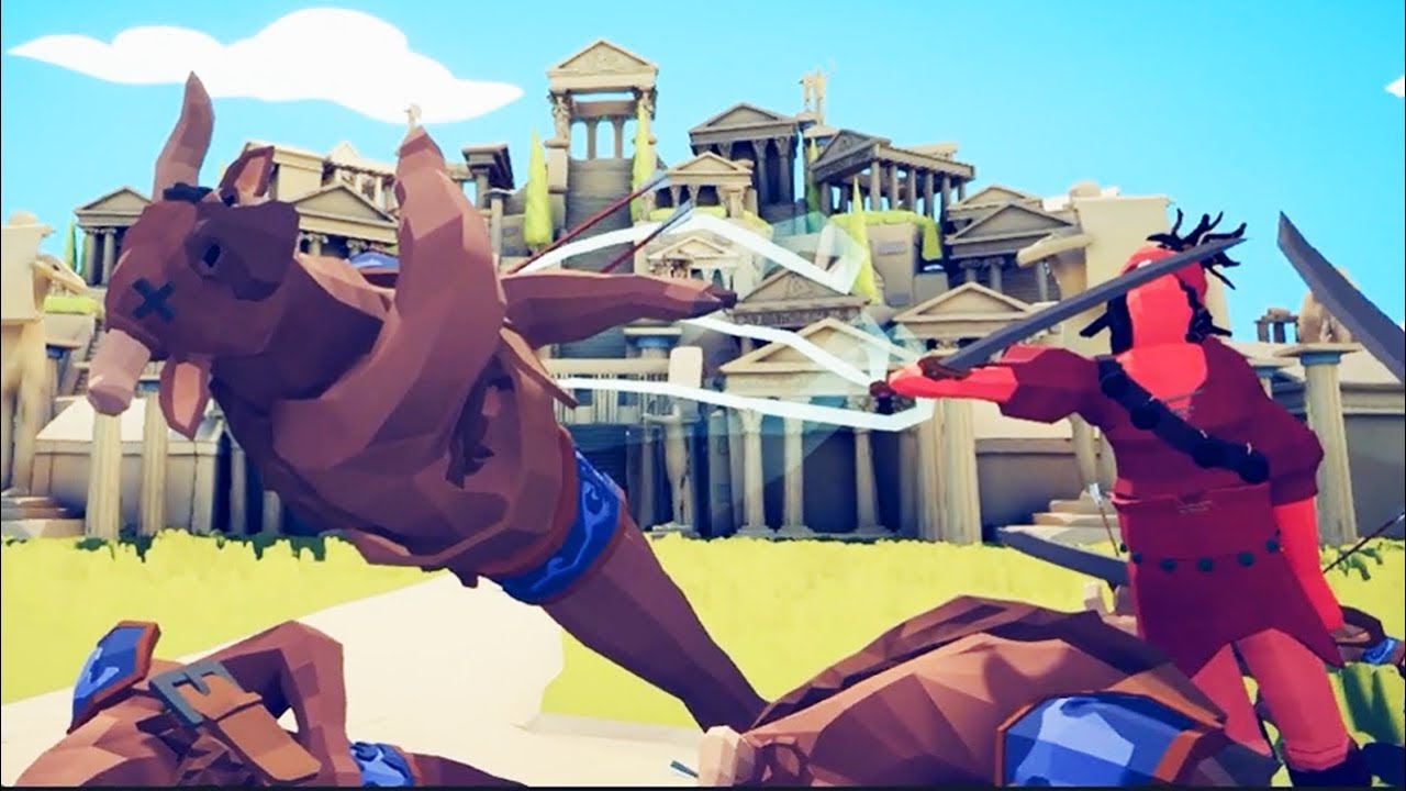 MINOTAUR vs PIRATE QUEEN - Totally Accurate Battle Simulator TABS - YouTube